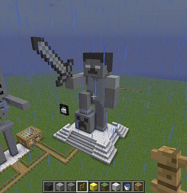 Herobrine Statue