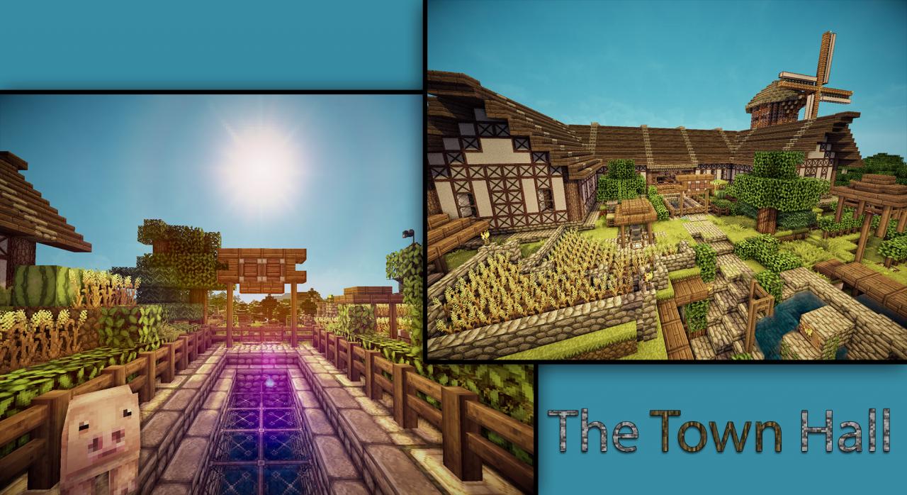 Nordic Town/Village Mega Project Minecraft Map