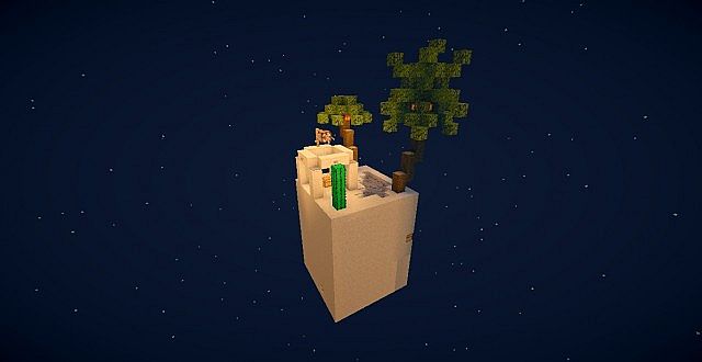 (っ ‿ )っ Minecraft SkyBlock in Desert Survival or Hardcore or Ultra ...