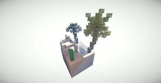 (っ ‿ )っ Minecraft SkyBlock in Desert Survival or Hardcore or Ultra ...