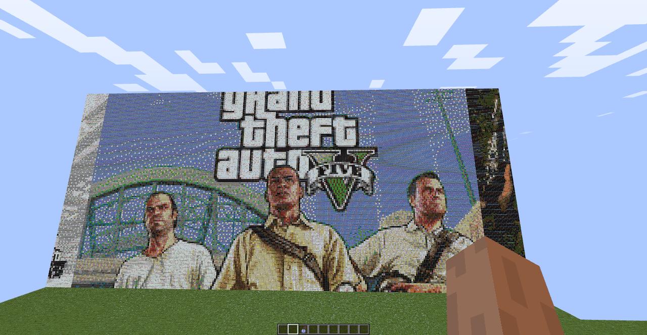 My Pixel Art Minecraft Map