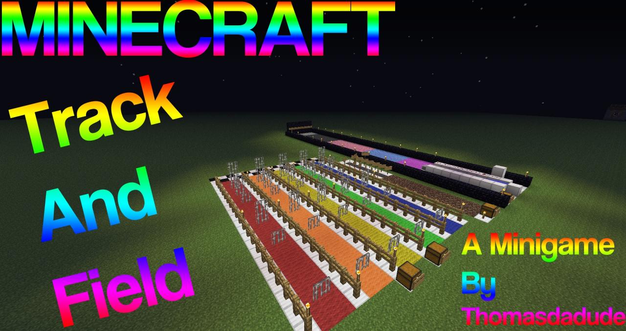 Track And Field Minigame [3 minigames] Minecraft Map