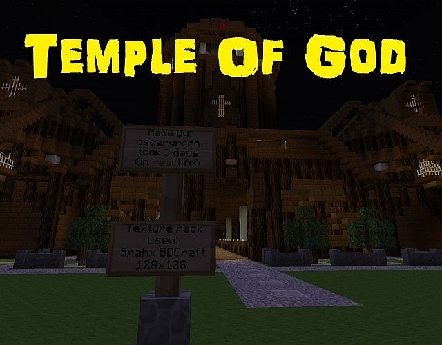 Temple of God Minecraft Map
