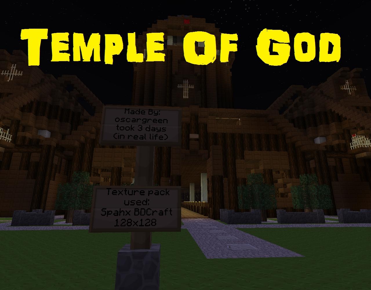 Temple of God Minecraft Map