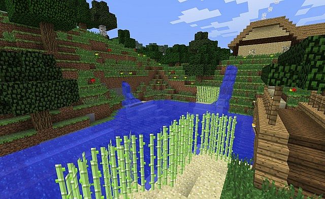 [1.5] Creek Starter House V.2 -- NEW BEAUTIFUL SCENERY Minecraft Map