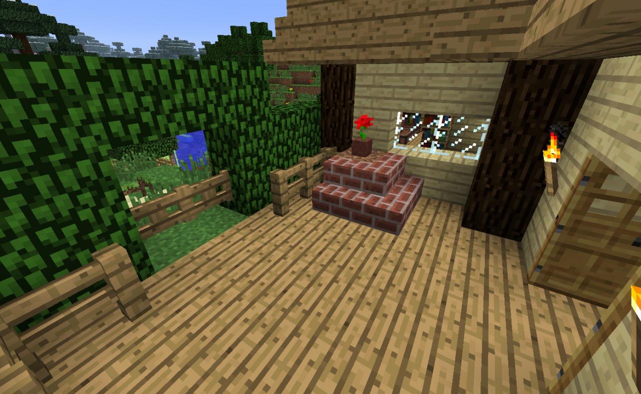 [1.5] Creek Starter House V.2 -- NEW BEAUTIFUL SCENERY Minecraft Map