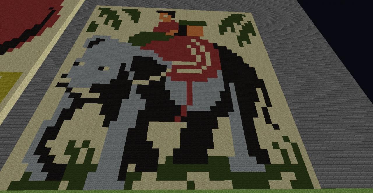 My Best Pixel Art Minecraft Map