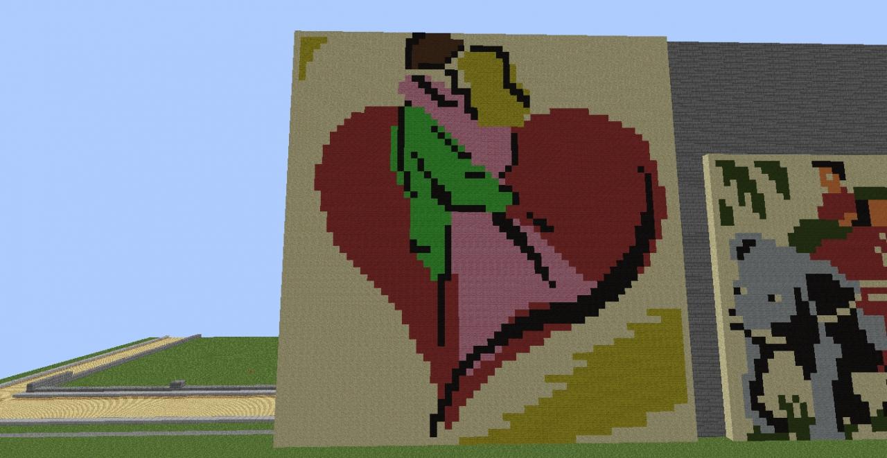 My Best Pixel Art Minecraft Map