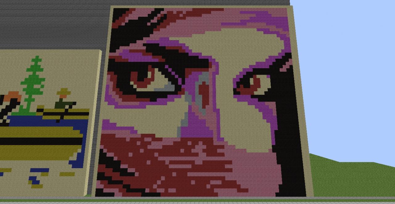 My Best Pixel Art Minecraft Map