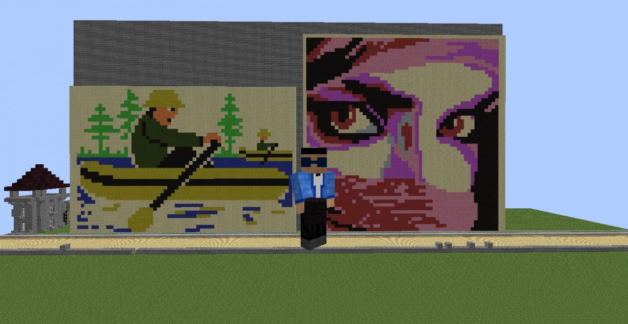 My Best Pixel Art Minecraft Map