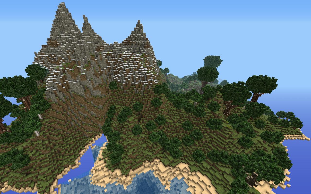 Custom Island Map Minecraft Map