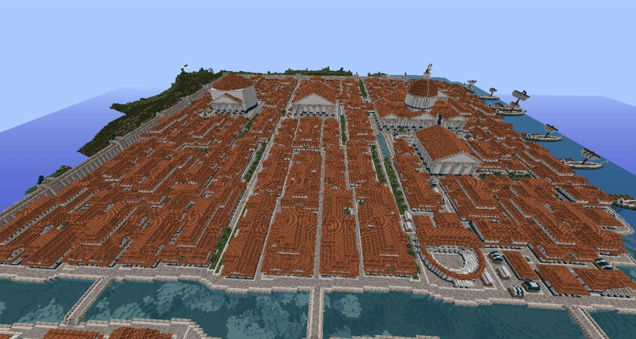 Roman Style City Minecraft Map