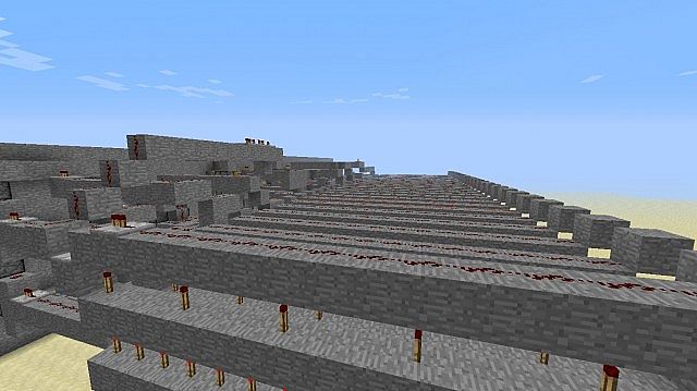 Percentage light level indicator Minecraft Map