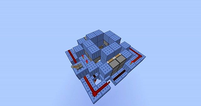 2x2 Piston Trapdoor (No Repeaters) Minecraft Map