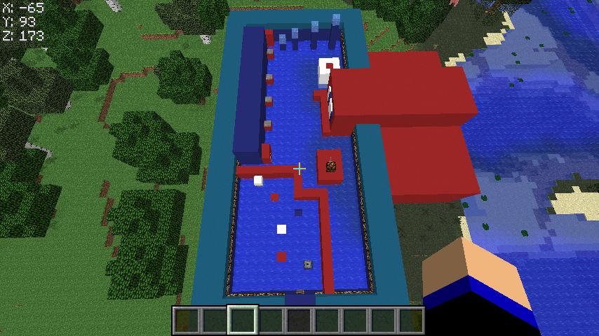 Simple Wipeout Minecraft Map