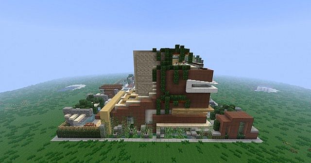 Ultra Modern Double House Minecraft Map