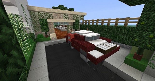 Ultra Modern Double House Minecraft Map