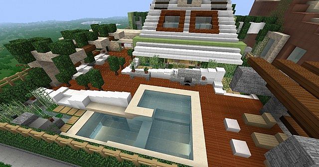 Ultra Modern Double House Minecraft Map