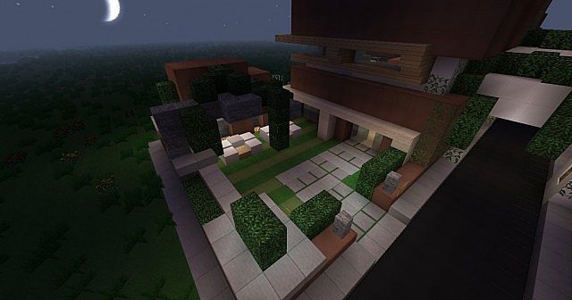 Ultra Modern Double House Minecraft Map