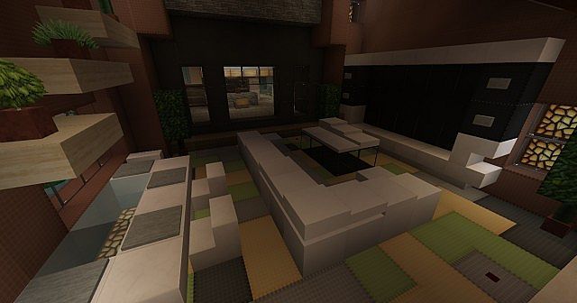 Ultra Modern Double House Minecraft Map