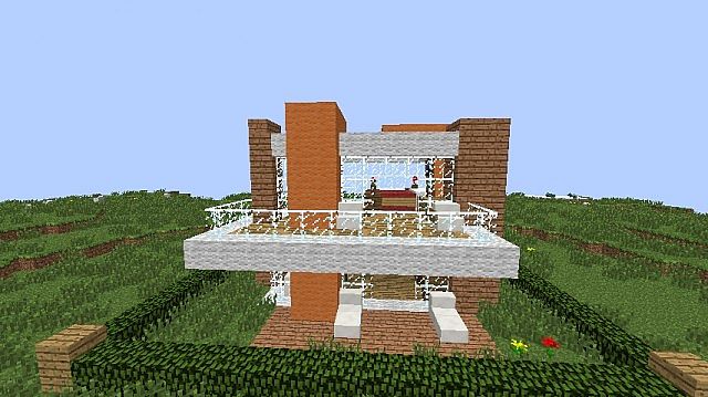 Orange - a modern house Minecraft Map