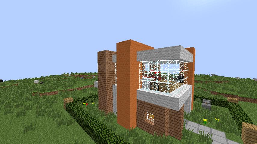Orange - a modern house Minecraft Map