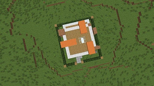Orange - a modern house Minecraft Map