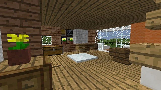 Orange - a modern house Minecraft Map