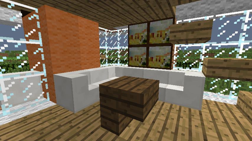 Orange - a modern house Minecraft Map