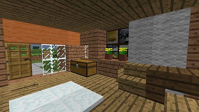 Orange - a modern house Minecraft Map