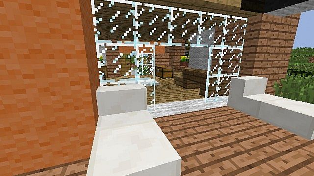 Orange - a modern house Minecraft Map