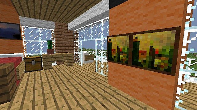 Orange - a modern house Minecraft Map
