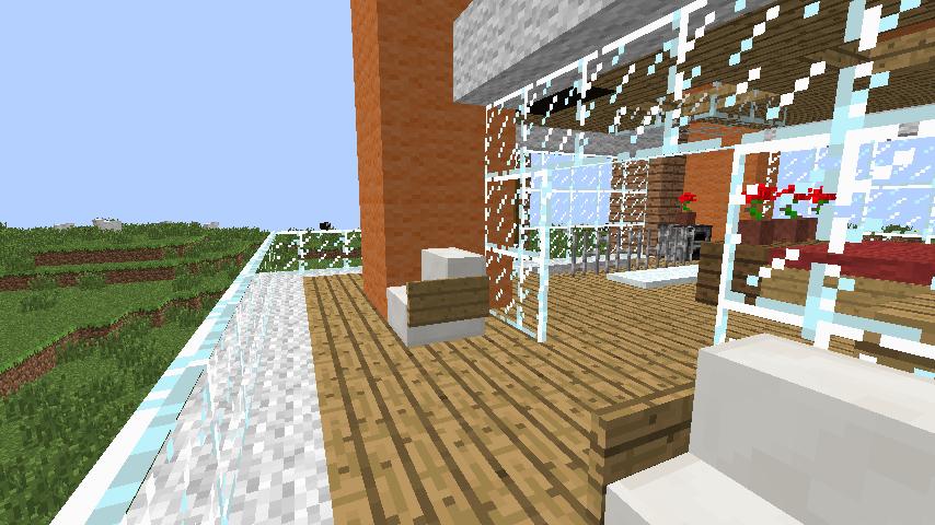 Orange - a modern house Minecraft Map