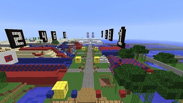 Red vs. Blue Minecraft Map