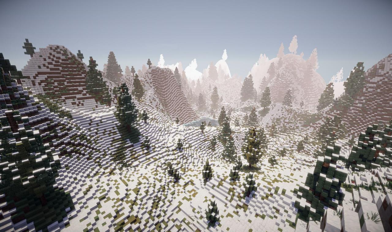 Aegir's Landing (New nordic / snow region) Minecraft Map