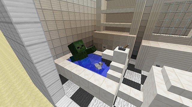 Zombie in Bathroom [AntoS] Minecraft Map