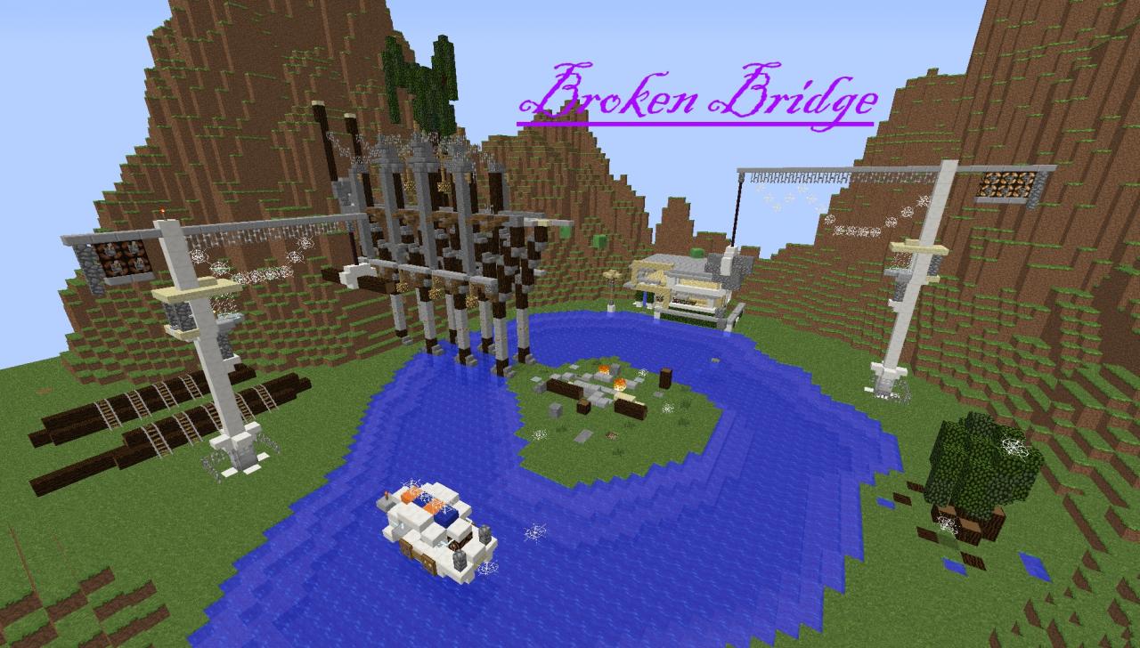 Broken Bridge Minecraft Map
