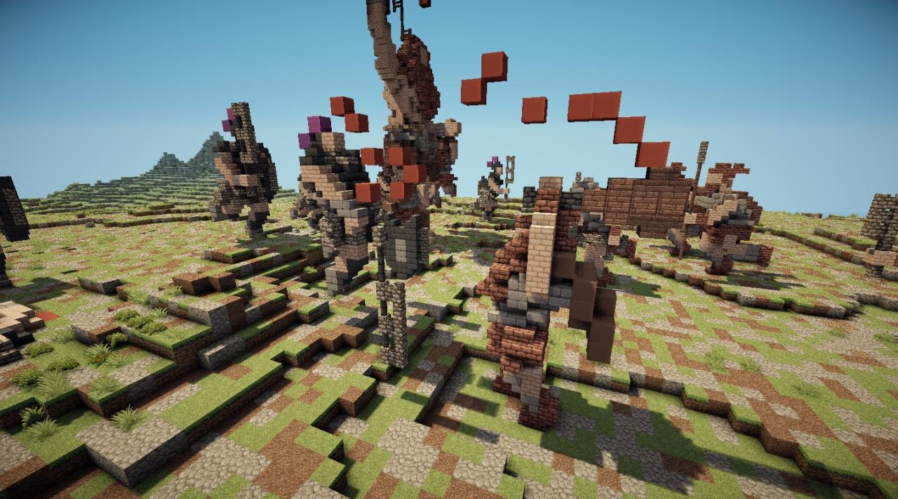 EPIC WAR SCENARIO Minecraft Map