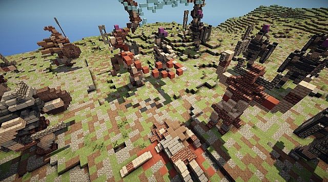 EPIC WAR SCENARIO Minecraft Map