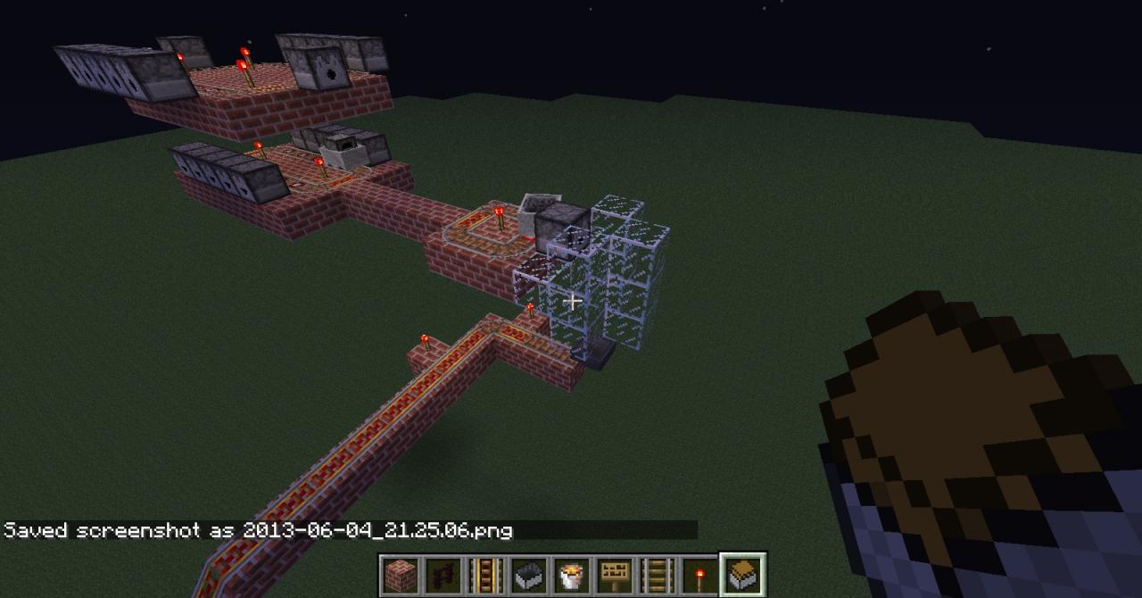 Minecart operated Drop party machine Minecraft Map