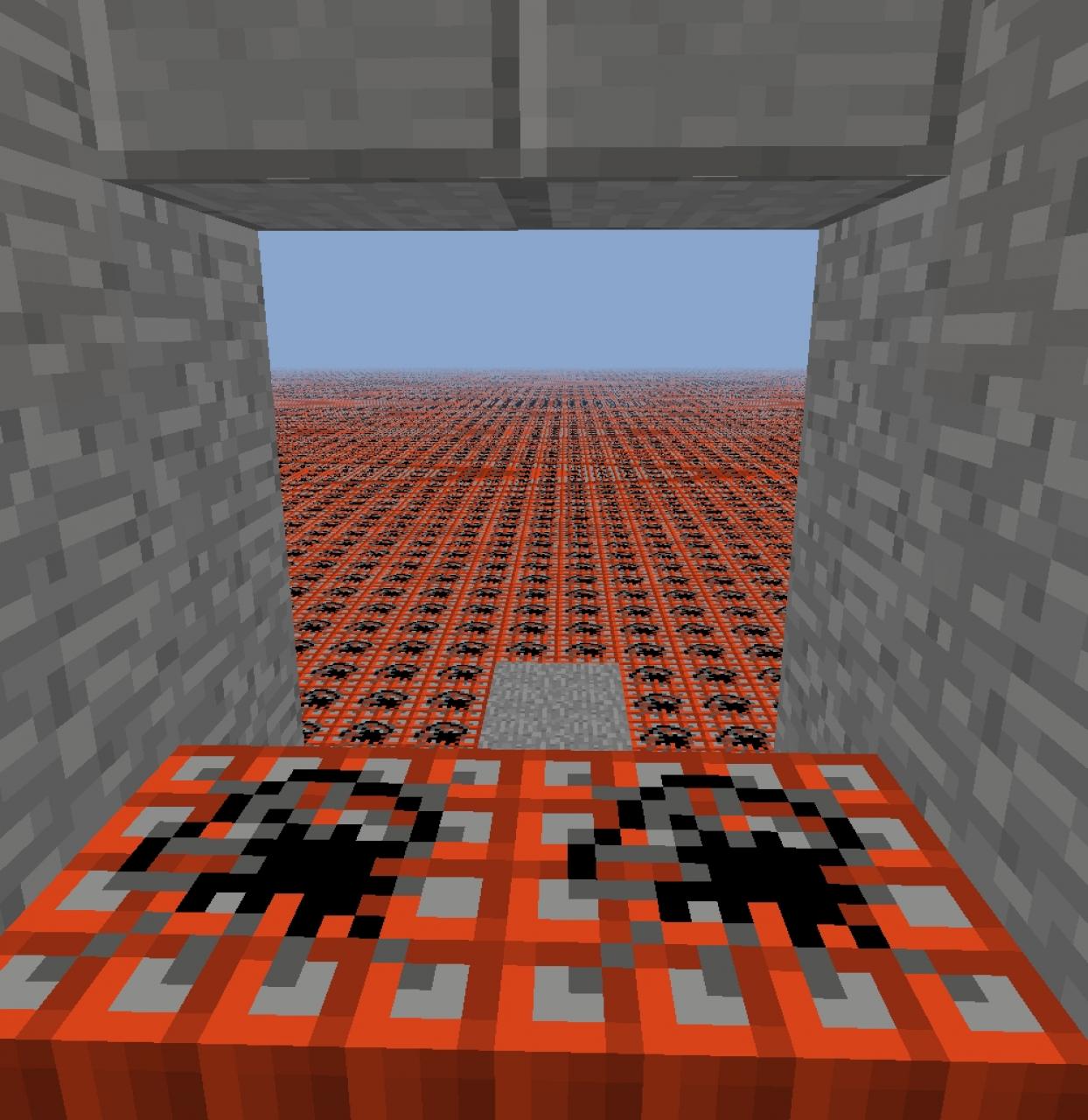 Infinite Bow Spleef Minecraft Map