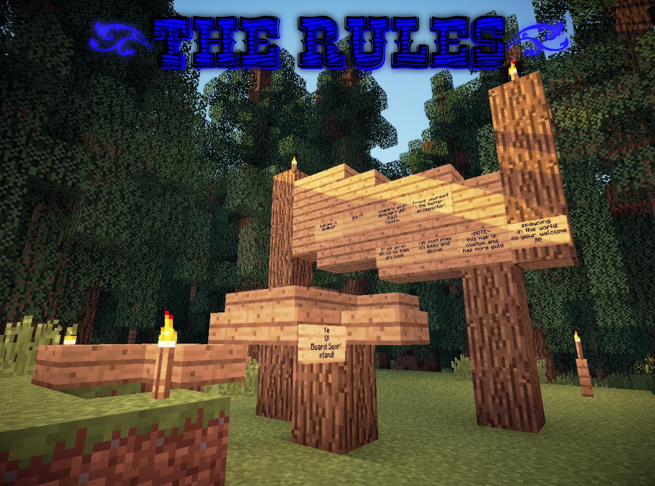 GOLD RUSH! Minecraft Map