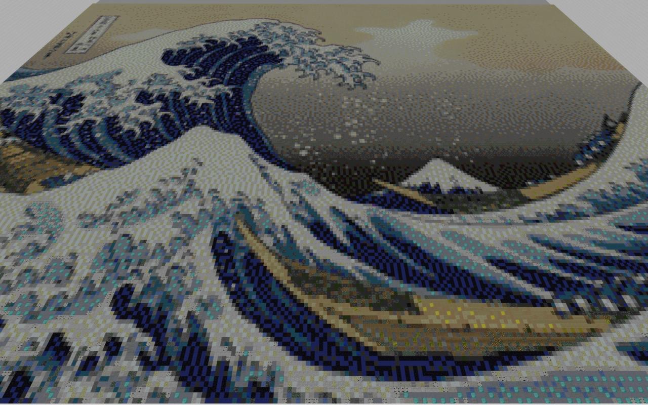 The Great Wave Minecraft Map
