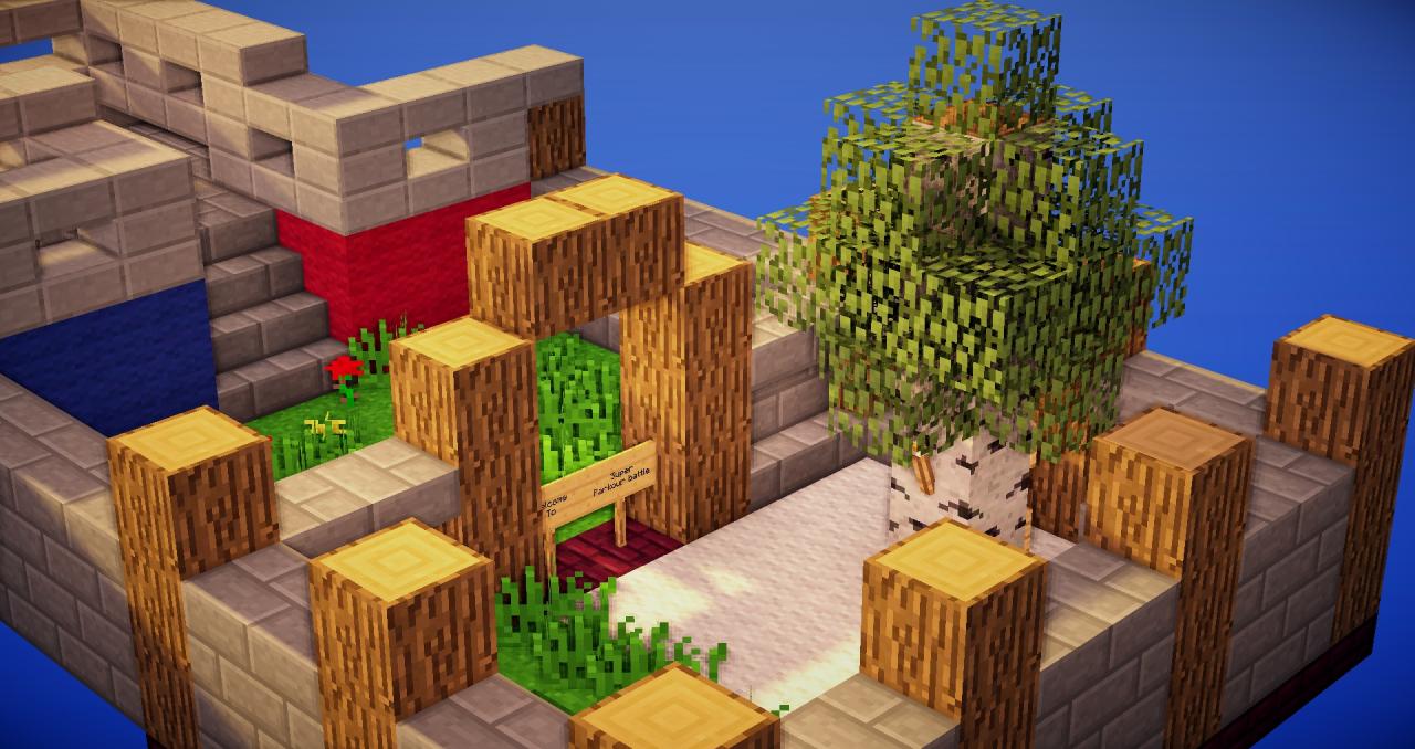 Super Parkour Battle (DIFFICULT) Minecraft Map