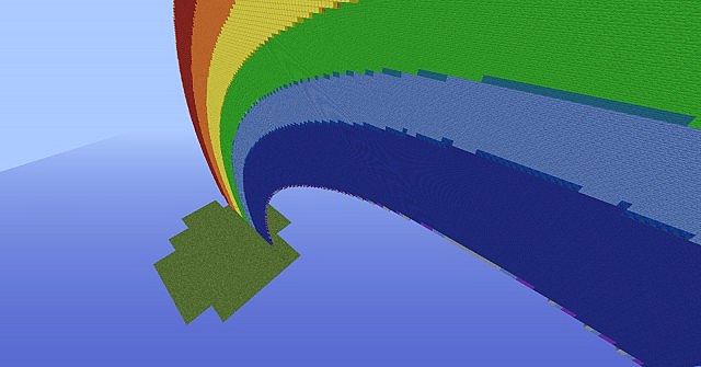 Rainbow Minecraft Map