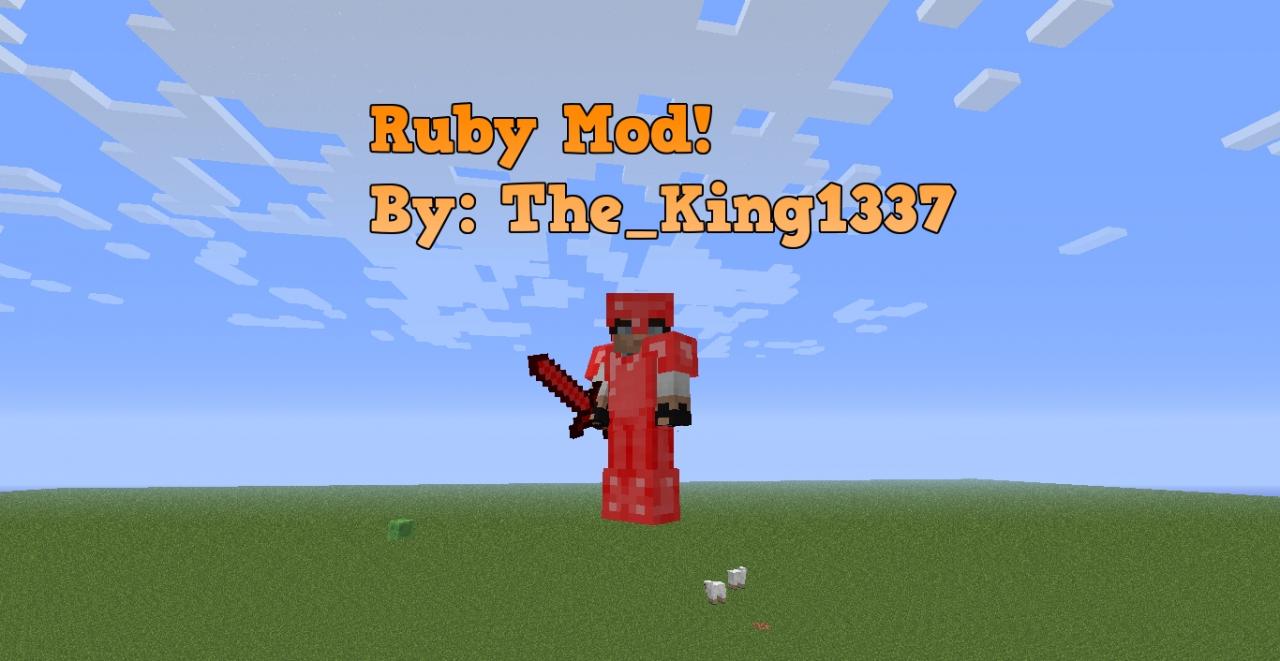 Ruby Mod! |1.5.2 Updated | SMP | SSP Download In Description Minecraft Mod