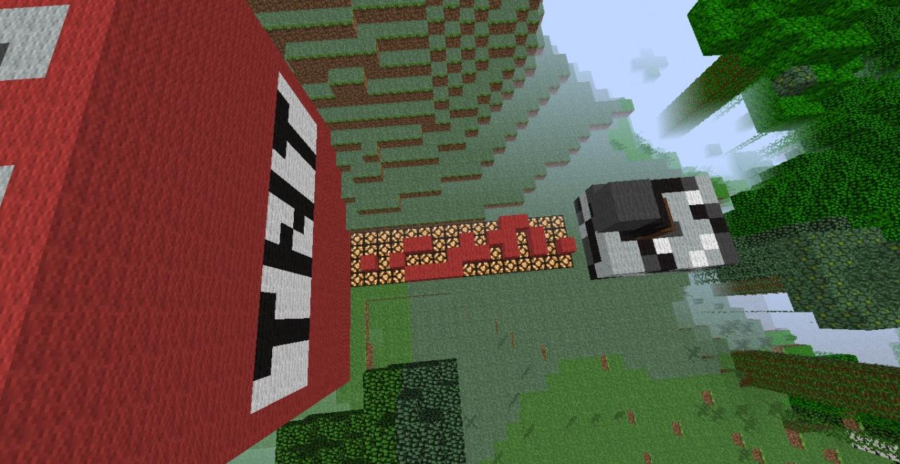 Giant TNT & Redstone Minecraft Map