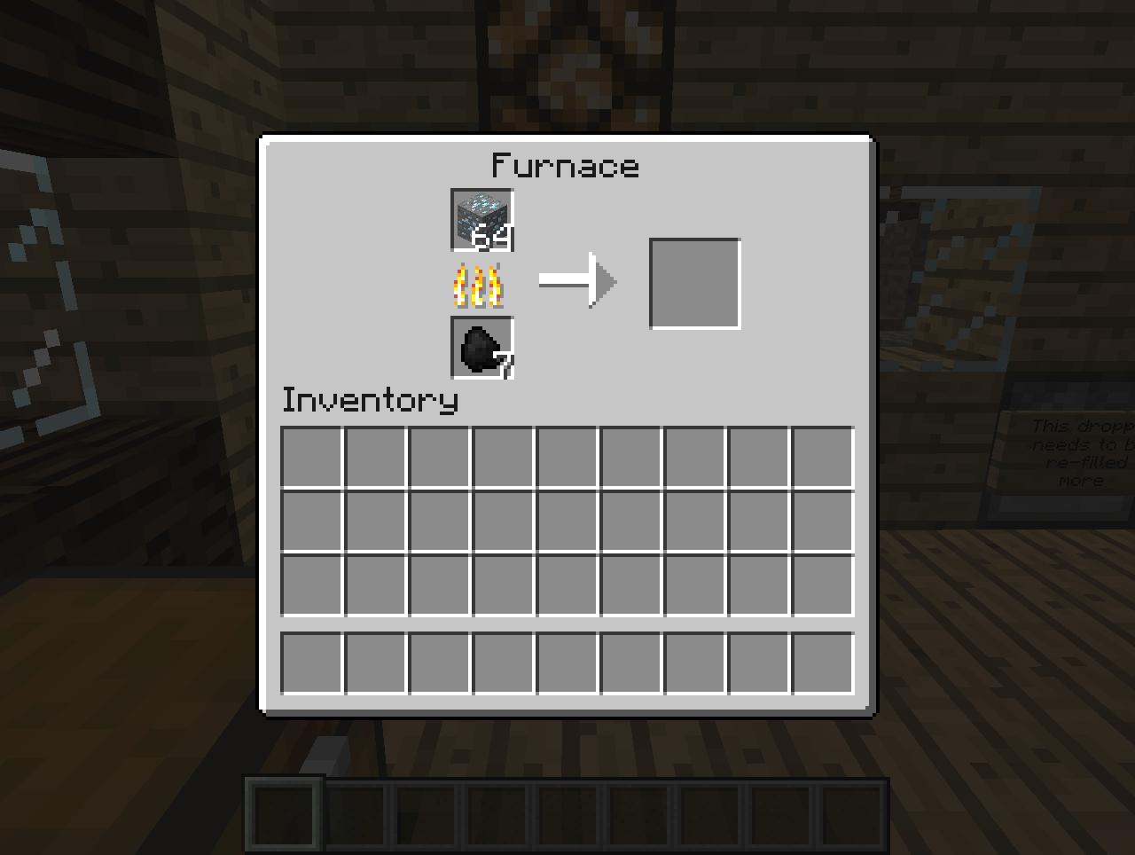 Genius Furnaces: Instant 8 Coal and Indicator Light Minecraft Map