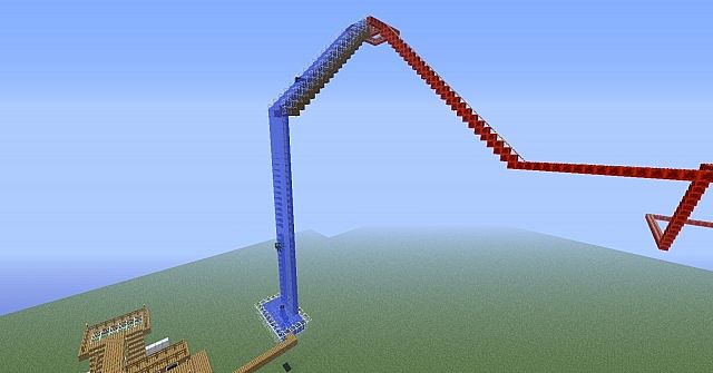 Extreme Roller Coaster Minecraft Map