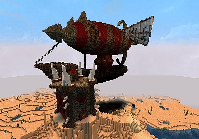 Goblin zeppelin Minecraft Map